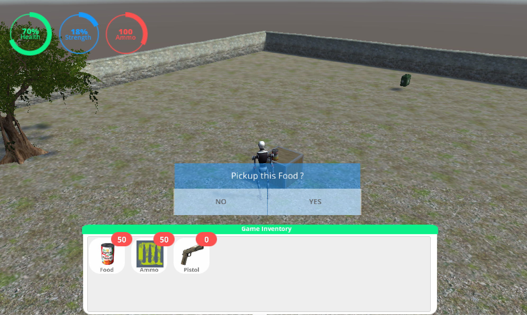 Backpack – Pickup and Inventory System - Torres Labs